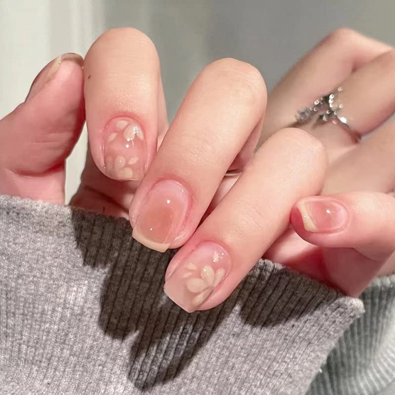 Square Round Acrylic Nails