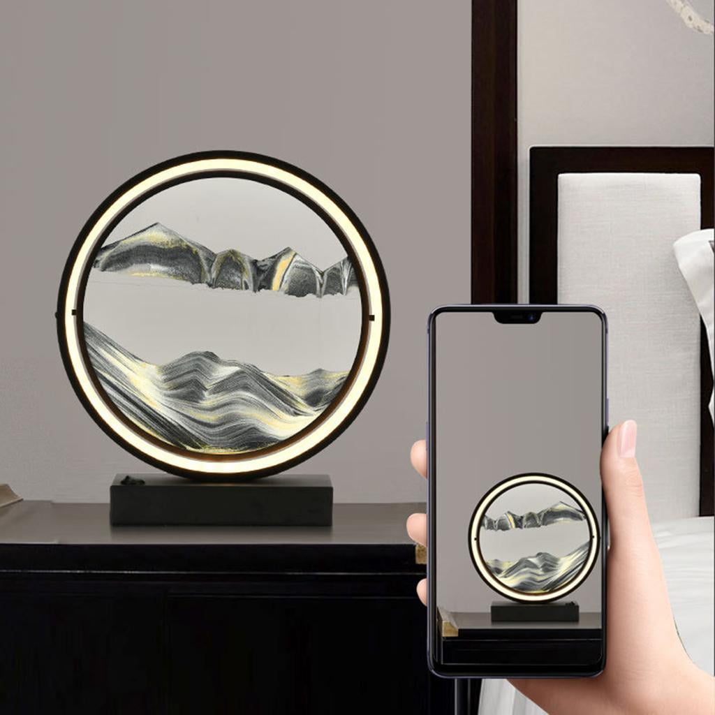 Lámpara de movedizas, imagen artística s movedizas, luz de escritorio ...