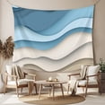 Blue Beige Ombre Large Tapestry for Bedroom Wall Hanging Tapestry ...