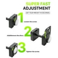 Square Adjustable Dumbbell Set, 10-50lb, 5lb Increments,Cash Iron Quick ...