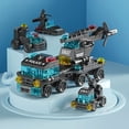 City Fire Car Building Blocks for Children, Police Truck, Engineering ...