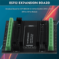 ESP32 Expanding Board Breakout Board for ESP-WROOM-32 ESP32-DevKitC GPIO 1 Into 3 38Pins ESP32 ...