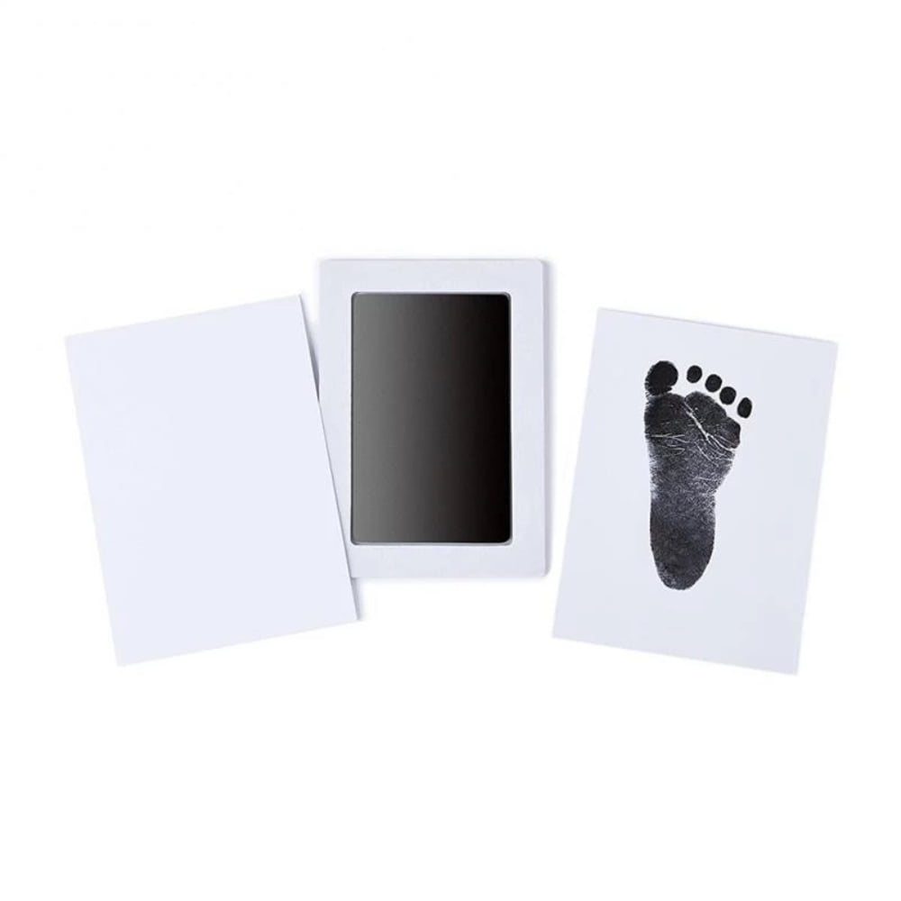 PEACNNG Newborn Baby DIY Hand And Footprint Kit Ink Pads Photo Frame ...