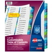 Cardinal OneStep Printable Table of Contents, Letter Page Dividers, 52 ...