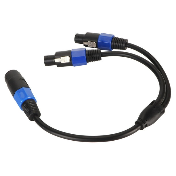 Break Speaker Splitter Cable 1 Female To 2 Male Plug And Play Speaker ...