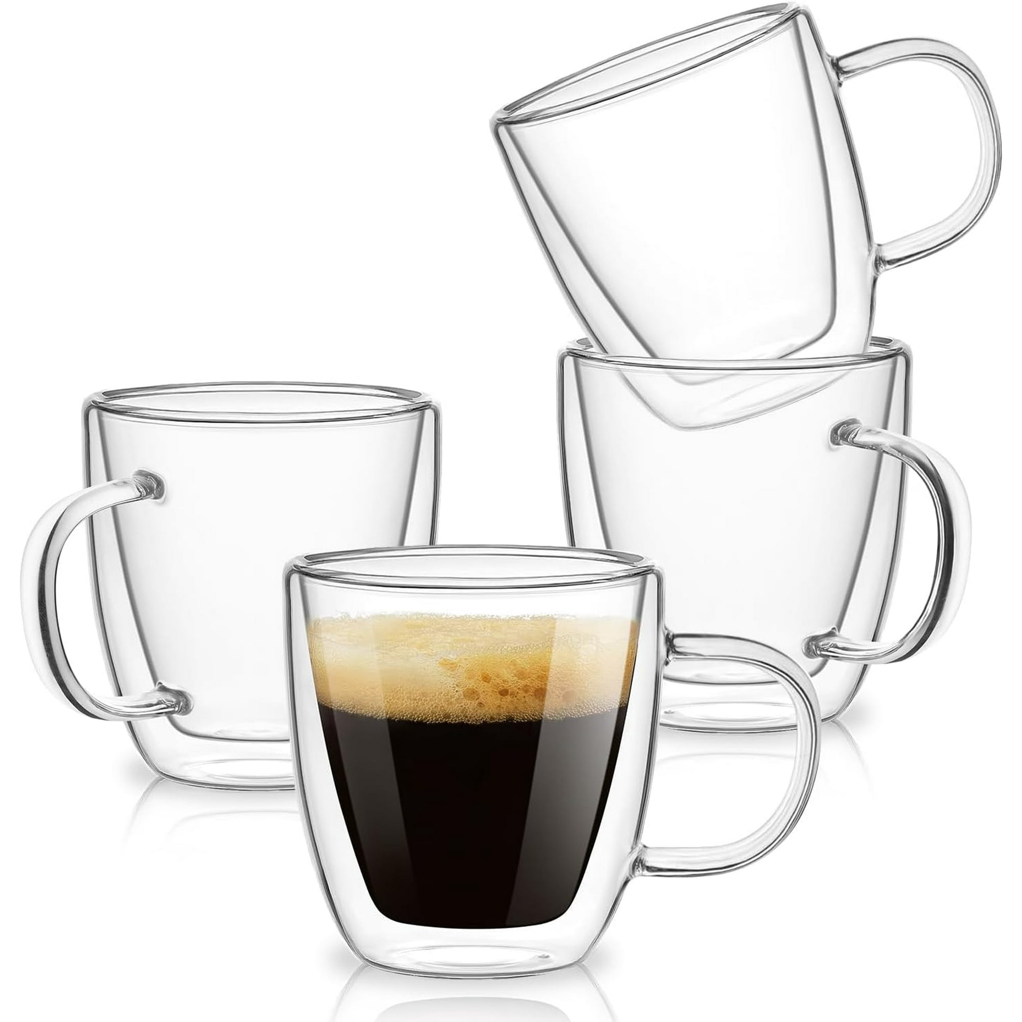 Click here for Salafire Espresso Cups Set Of 4  Double Wall Hand... prices
