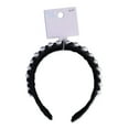 Time And Tru Womens Wrapped Velvet Headband With Faux Pearls