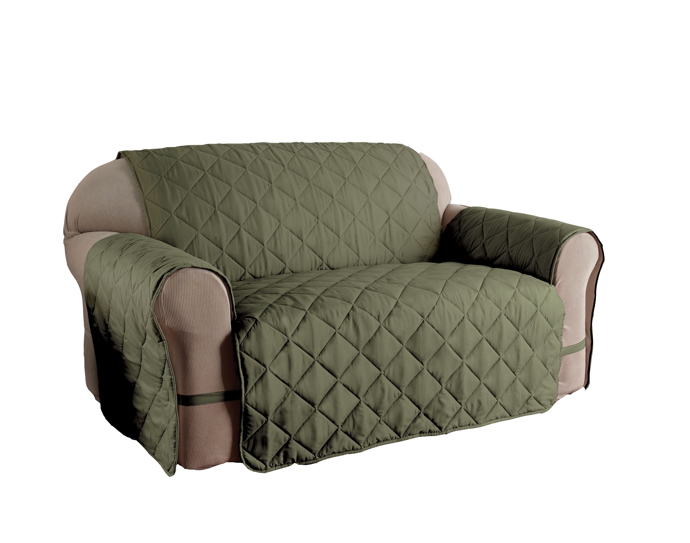 Innovative Textile Solutions 1-Piece Microfiber Solid Ultimate XL Sofa ...