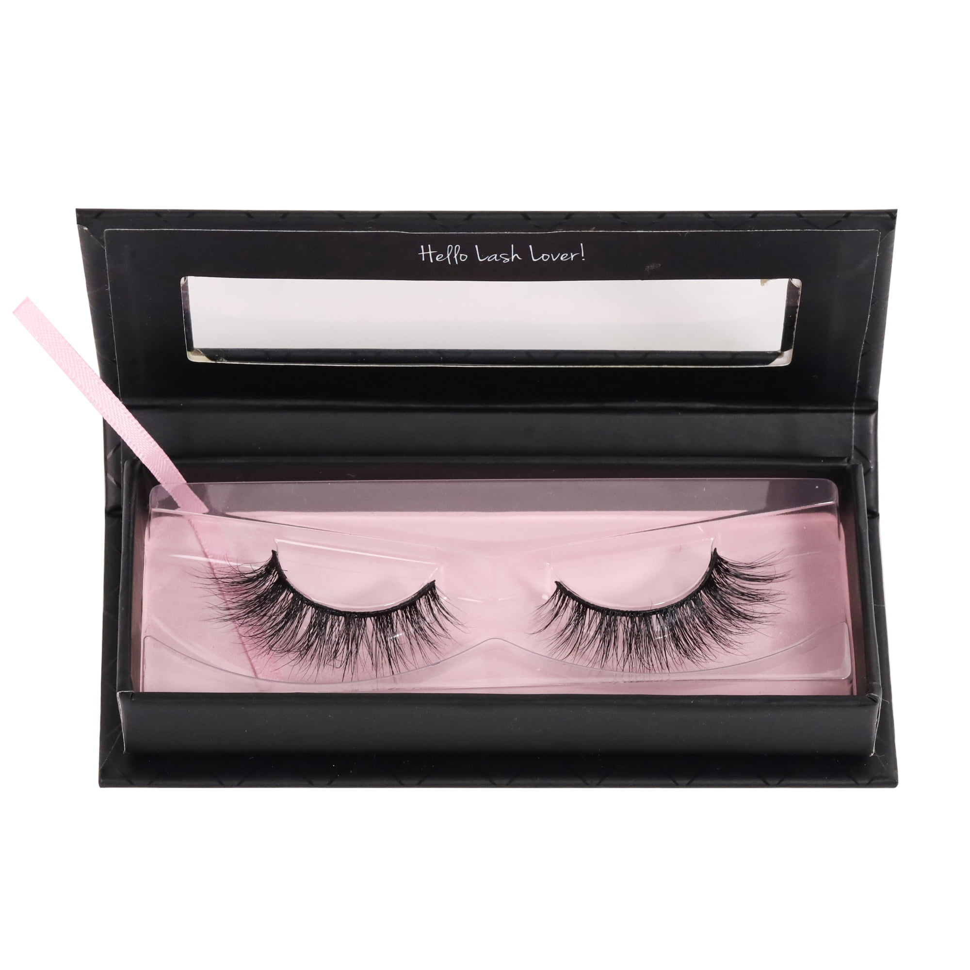 Obeyalash 1 Pair Faux Mink Eyelashes Natural Long 3D Handmade Makeup ...