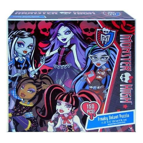 Monster High 150-Piece Freaky Velvet Kids Puzzle - Walmart.com