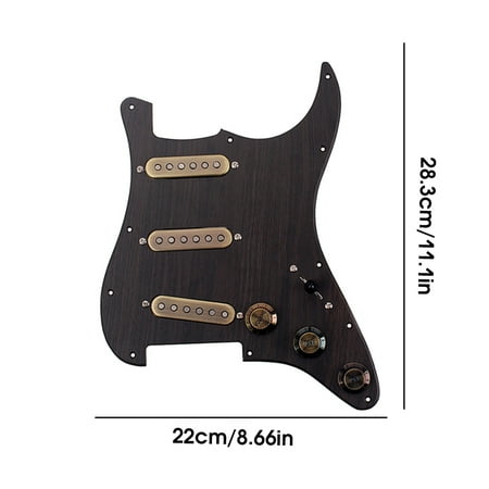 Alloy Acoustic Guitar Loaded Pickguard Professional Portable Wood Grain ...