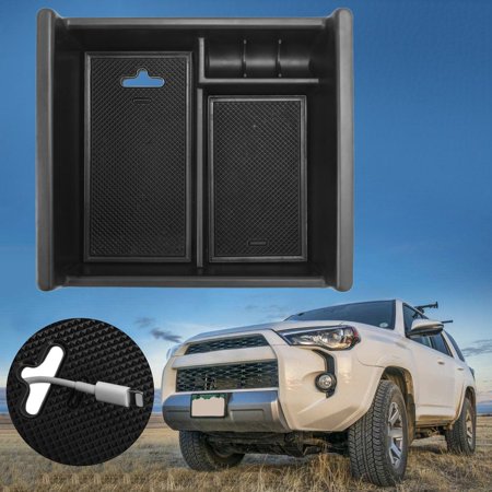 Black Car Central Storage Pallet Armrest Container Box Car Interior ...