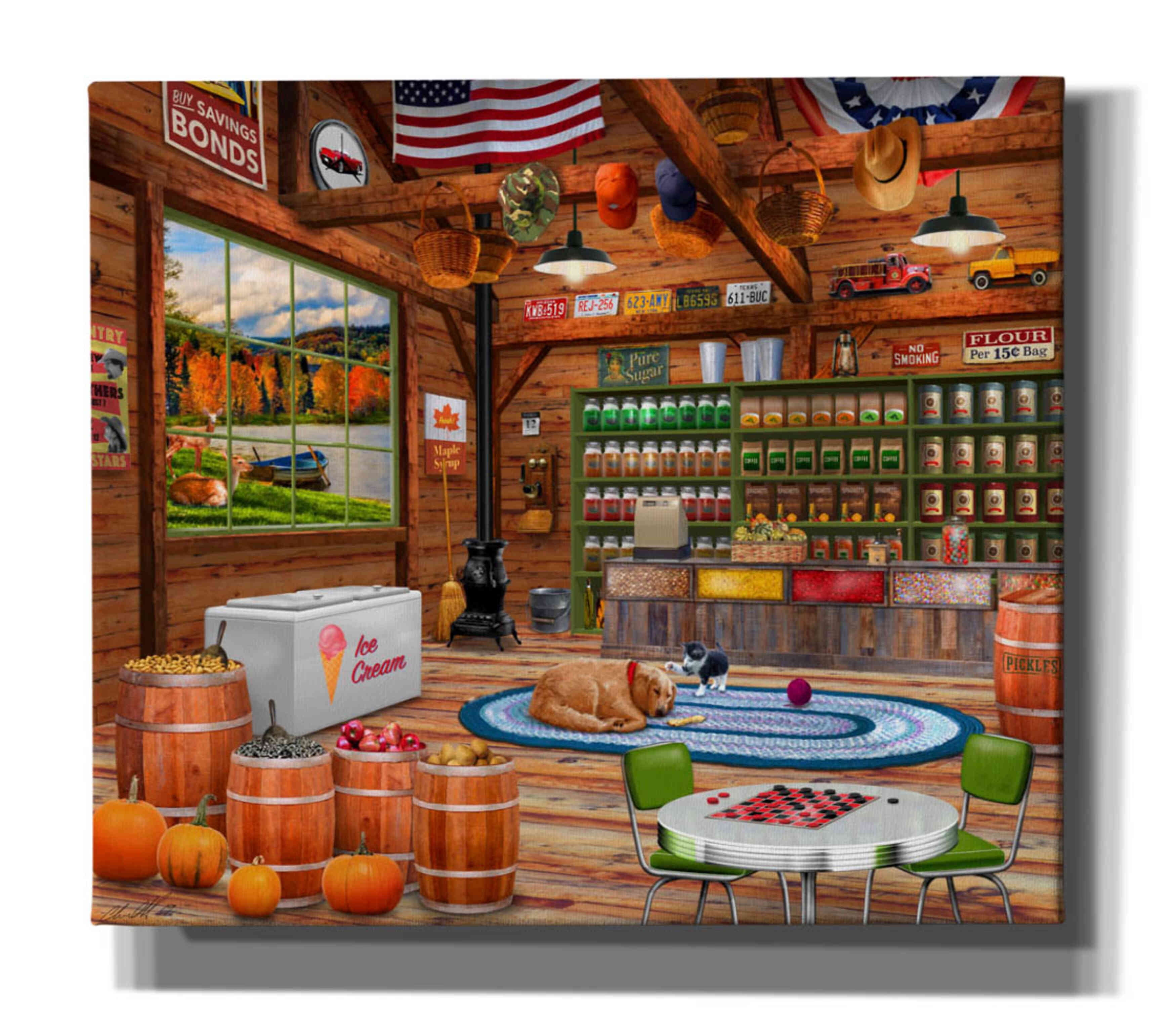 Epic Graffiti 'General Store' by Chris Dobrowolski, Canvas Wall Art, 30 ...