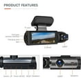 Camera Cam Front Rear View High Resolution Car DVR Recorder 3.16 ...
