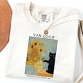 CLOTEX Comfort Colors Cat Shirt Funny Cat Shirt Van Gogh Shirt Cat Meme ...