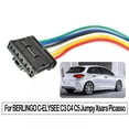 6-PIN Electrical Connector with Prewired Wiring for Peugeot & Citroen ...