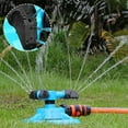 360 Degree Rotating Garden Sprinkler with Adjustable Spray Patterns ...