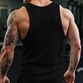 BSDJILFG Ribbed Tank Tops for Young Men Sleeveless Racerback Gym Shirts ...
