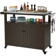 Keter Unity XL Outdoor Patio BBQ Serving Station, All-Weather Grill ...