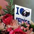 3drose, I Heart Love Skunks Cartoon, 12 Greeting Cards with Envelopes ...