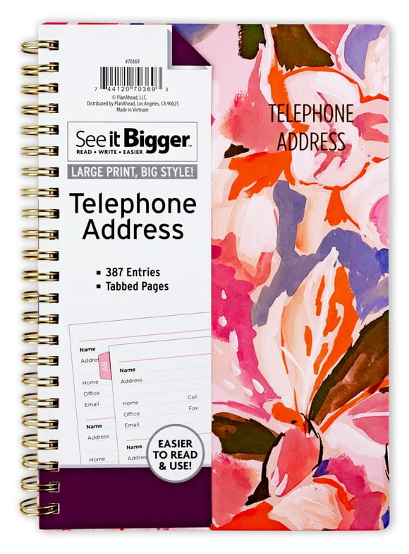 Telephone & Address Books in Planners - Walmart.com