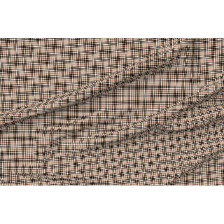 Tan Printed Fabric
