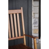 Jack Post Knollwood Solid Wood Outdoor Porch Rocking Chair in Natural ...
