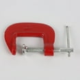 WHAMVOX 4 Pcs 1 Inch Drop Forged Steel C Clamp with 2/8 Inch Throat ...