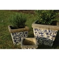 Esschert Design Aged Ceramic Square Nesting Pots - Set of 3 - Walmart.com