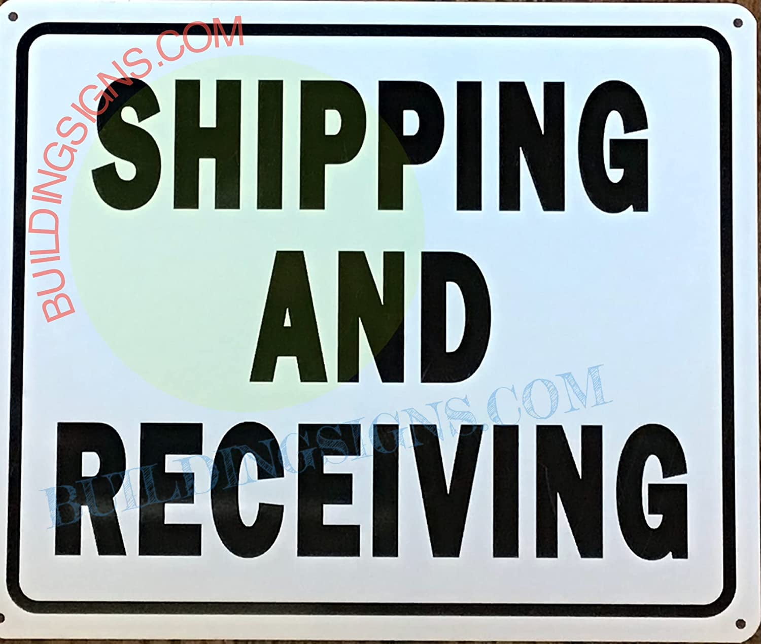 Shipping and Receiving Sign Shipping and Receiving Sign (White ...