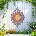 Avdolw Modern Metal Wall Art Decor - Waterproof Outdoor Wall Hanging ...