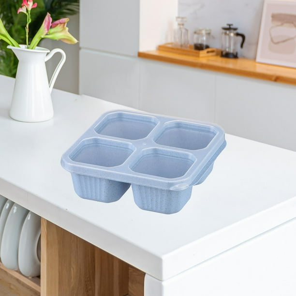 Bento Snack Box Portable Divided Food Container for Dessert Fruits ...