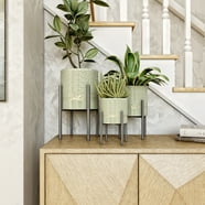 Aspire Home Accents Luca Modern Metal Planters (Set of 3) - Walmart.com