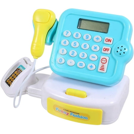 Pretend Play Calculator Cash Register Electric Supermarket Cash ...