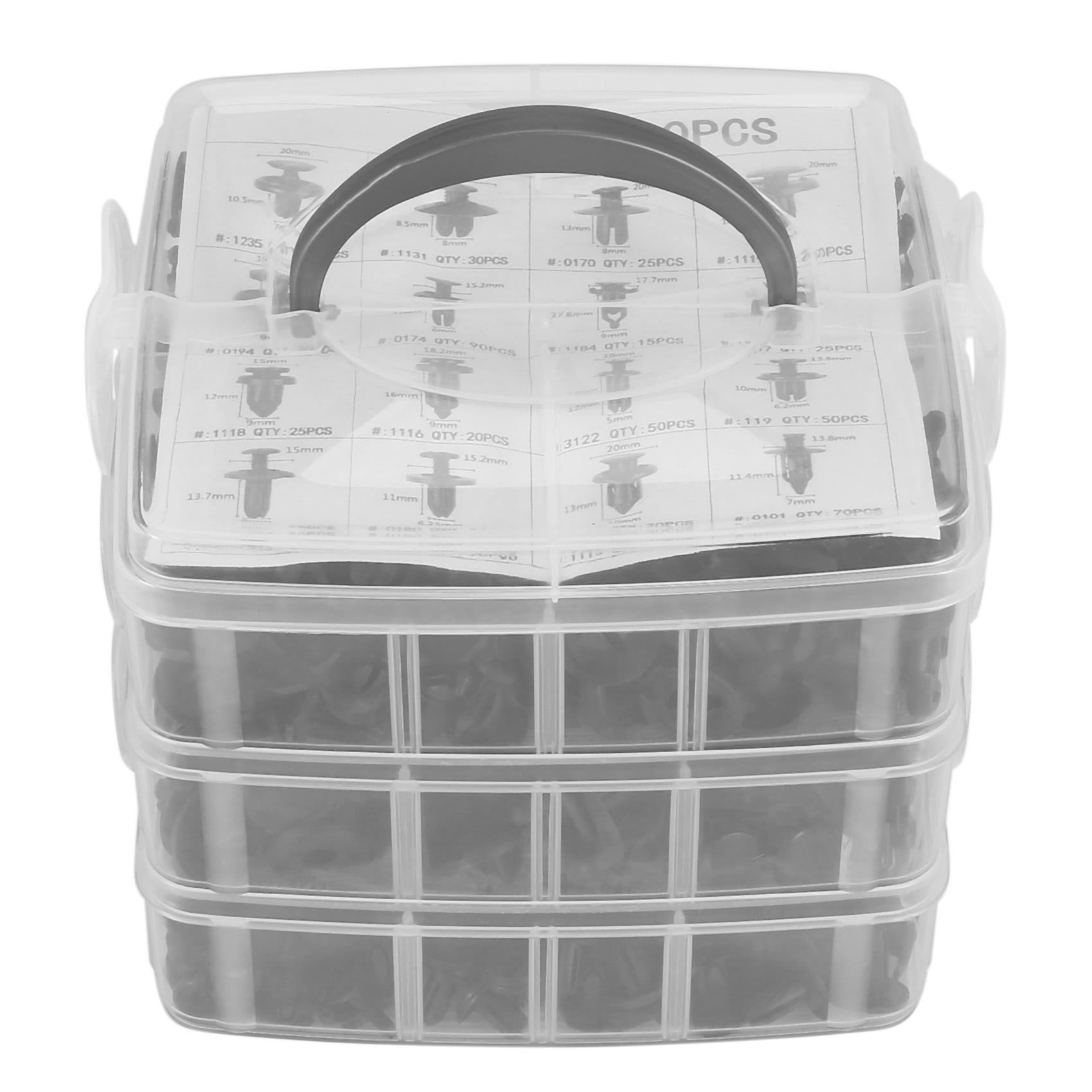 Click here for Unbranded 620pcs Universal Mixed Auto Fastener Car... prices