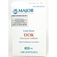 Major Docusate Sodium 100 mg Stool Softener, 3 Pack, 100 Softgels Each ...