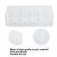 10 Grid Transparent Lipstick Holder Organizer Acrylic Cosmetics Display ...