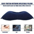 QenASHaing Inflatable U-Shaped Pillow, PVC Flocking Soft Adjustable ...