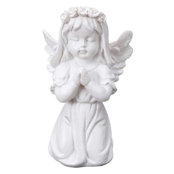 2x European Adorable Angel Figurine Crafts Statue indoor and outdoor ...