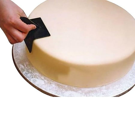 Cake Smoother Paddle Right Angle Tool Plastic Kitchen Utensil Fondant ...