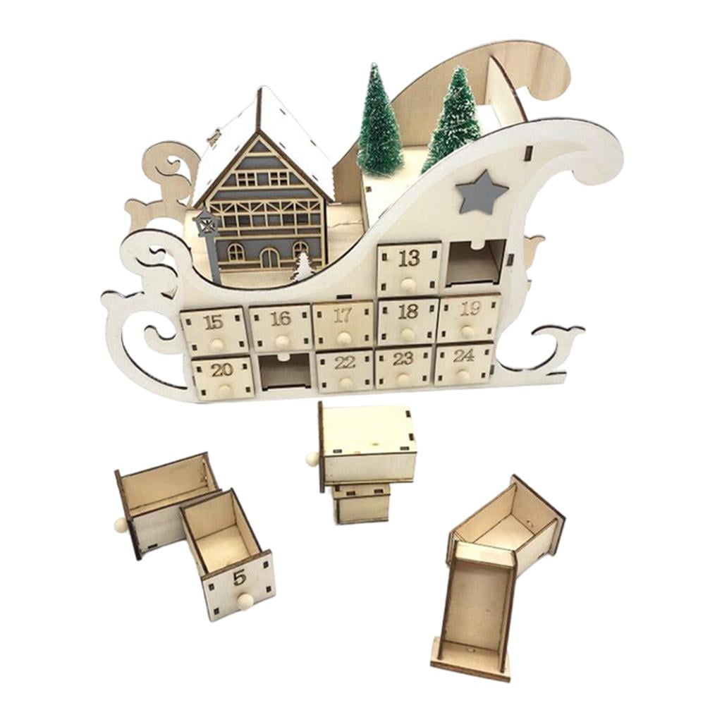 Click here for Lipstore Traditional Led Wooden Advent Calendar  F... prices