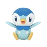 Pokemon Piplup Penguin Water-Type 4-Inch Vinyl Figure with Animated ...