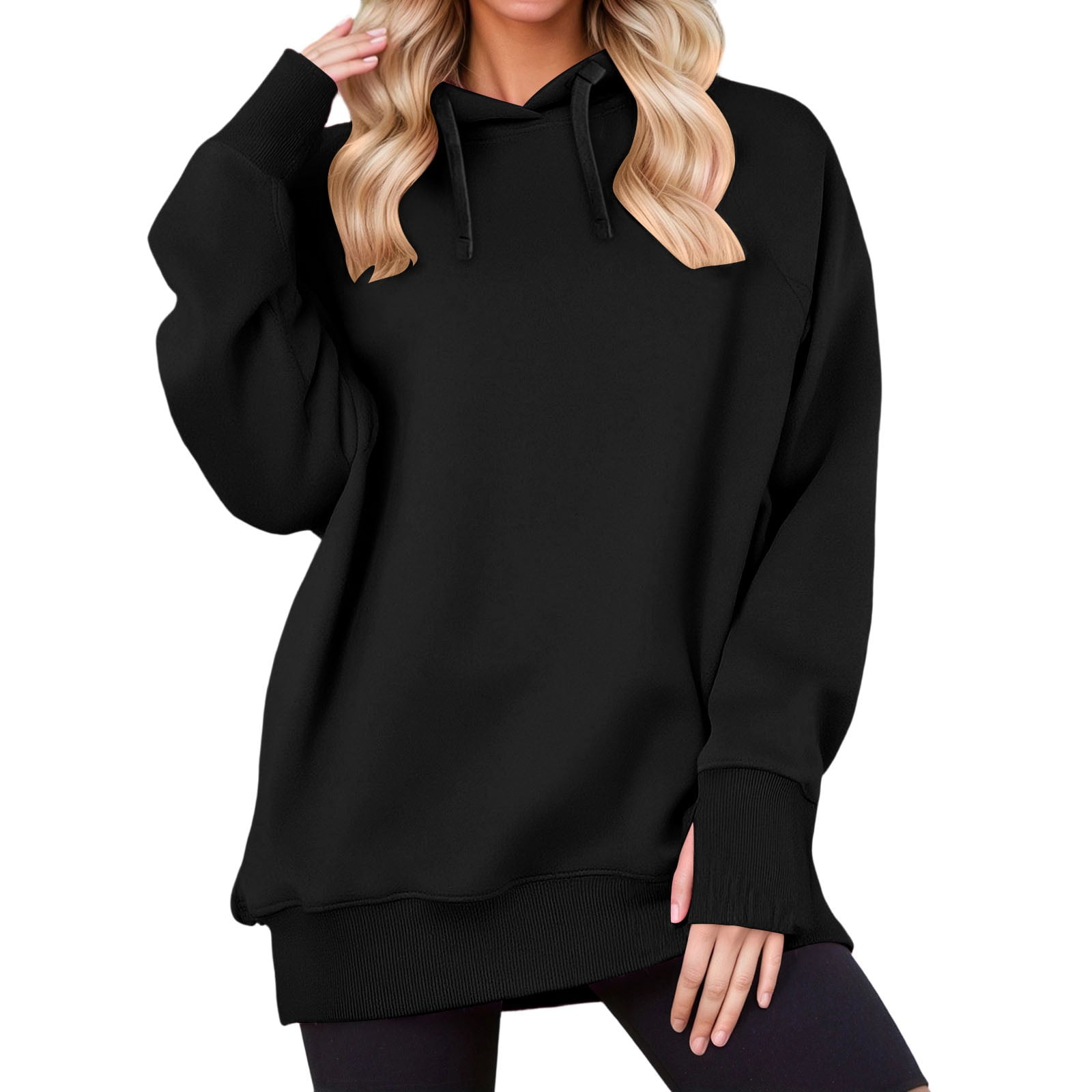 Click here for Huaizzzy Womens Casual Long Sleeve Hooded Sweatshi... prices