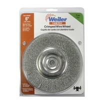 Weiler Vortec Pro 5 in. Crimped Wire Wheel Brush Carbon Steel 6000 rpm ...