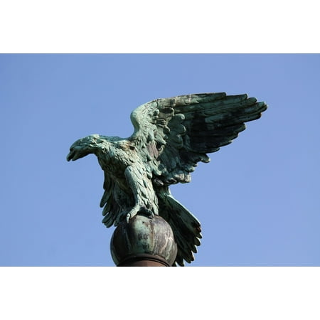 UPC 692576963928 - LAMINATED POSTER Statue Bird Symbol Monument Raptor ...