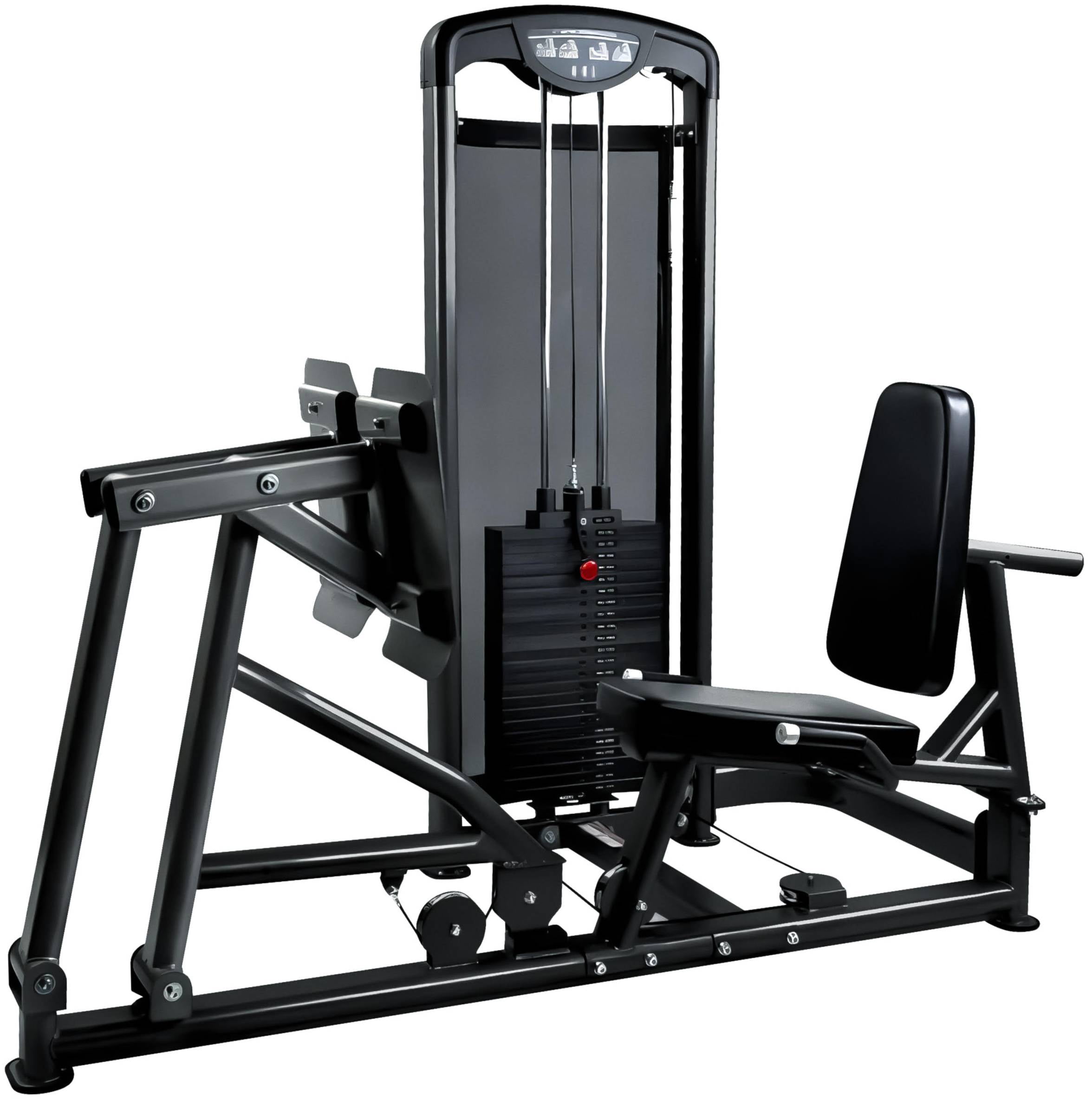 French Fitness FFB Black Seated Leg Press (New) - Walmart.com