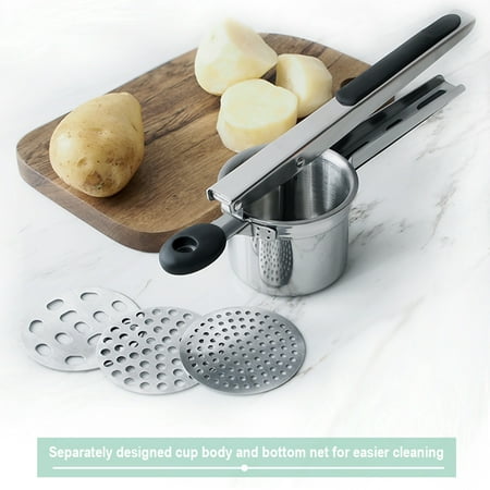 Stainless Steel Potato Ricer Masher Fruit Food Ricer Manual Juicer ...