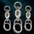 10Pcs Fishing Swivels Snap Swivels Ball Bearing Swivels with Welded ...
