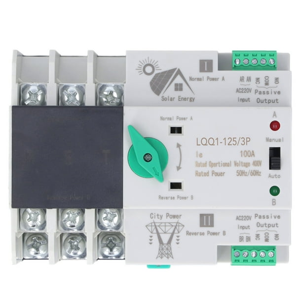 Dual Power Automatic Transfer Switch, Easy Installation Sensitive ...