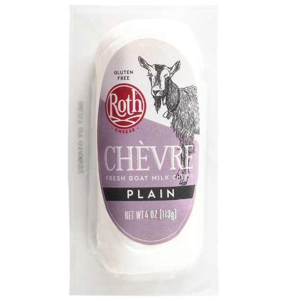 Roth Chèvre Plain Fresh Goat Cheese Log 4 oz - Walmart.com